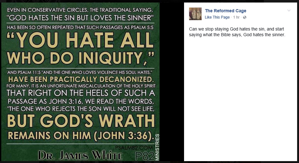 The Feelings are Mutual: Protestants Hate God as Much as He Hates Them ...